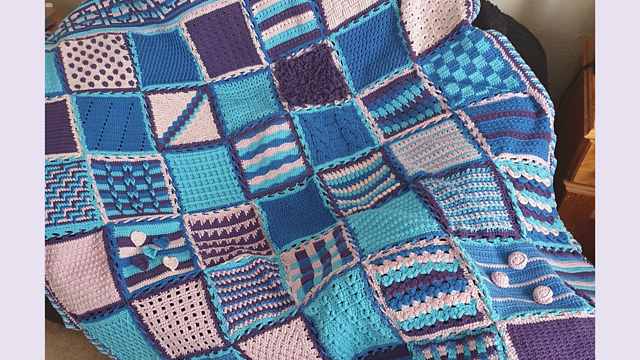 Ravelry: The 50 Stitches CAL pattern by Froggity Frog