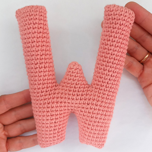 Ravelry: Alfabeto Amigurumi Letra W - Alphabet Letter W pattern by ...