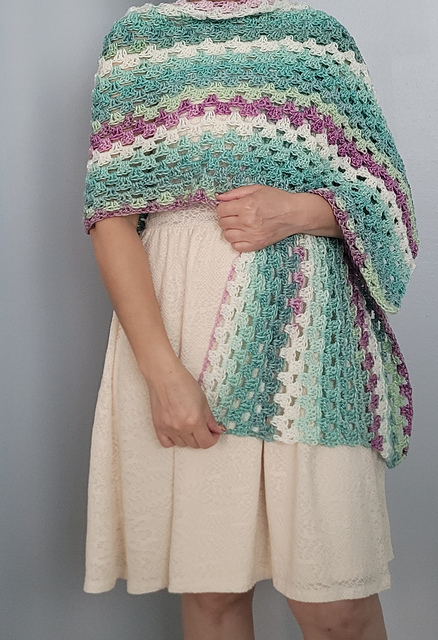 Ravelry: Granny Cake Shawl pattern by Judy Malcolm