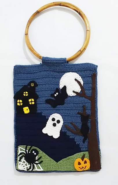 Ravelry: Halloween Trick or treat bag pattern by Crochet blueprint