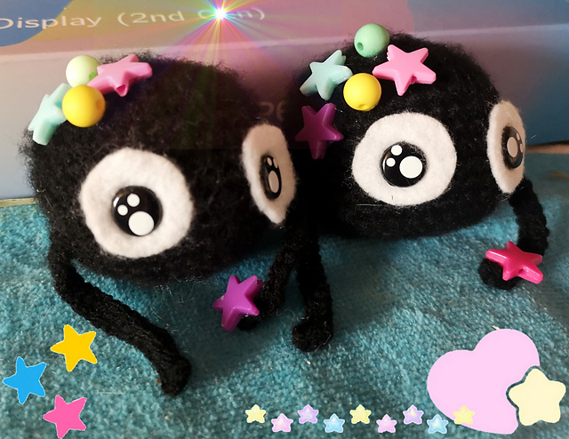 Ravelry: fuzzy soot sprite pattern by Bunnies and Beasts