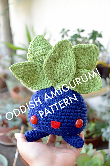 Ravelry: Oddish Amigurumi pattern by Crochet Gifts by Cielo