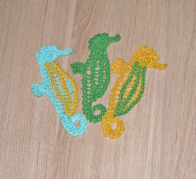 Ravelry: Seahorse applique pattern by Oksana Belyaeva