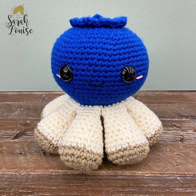 Ravelry: Blu the Blueberry Cheesecake Octopus pattern by Sarah Townsend