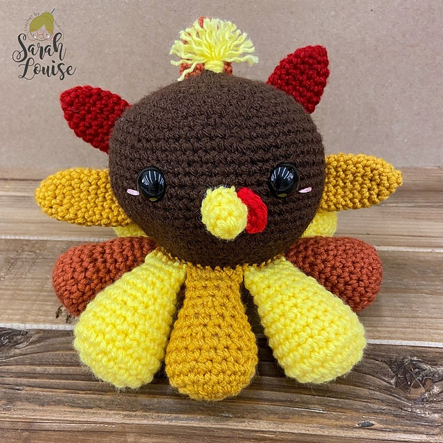 Ravelry: Butterball the Turkey Octopus pattern by Sarah Townsend