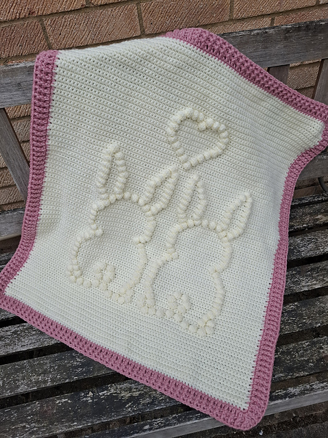 Ravelry: Bunny bobble blanket pattern by Beth Watts