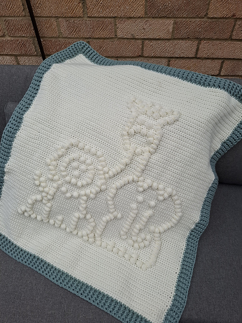 Ravelry: Safari Bobble blanket pattern by Beth Watts