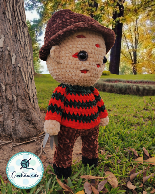 Ravelry: Freddy Krueger Plushie pattern by Melani Romero-Flores