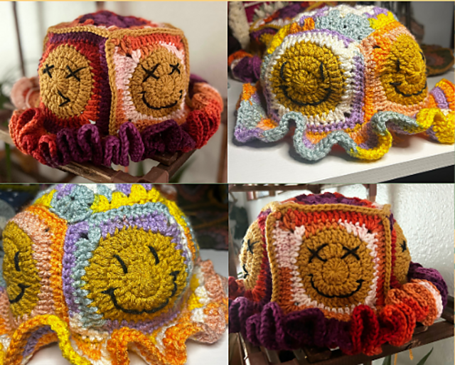 Ravelry: Emoji Bucket Hat pattern by Crocheted Bean