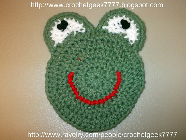 Ravelry: Frog Coaster pattern by IsabellasStitches Knitwear and Other