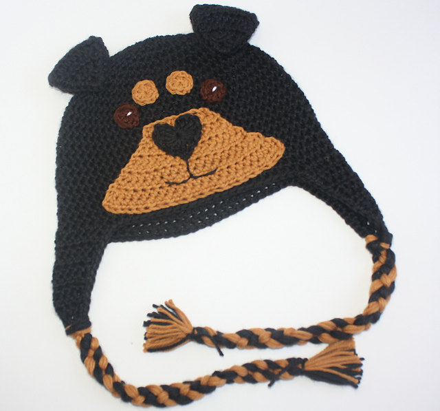 Ravelry: Rottweiler Hat pattern by Shelley Brown