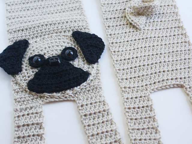 Ravelry: Pug Scarf pattern by Shelley Brown