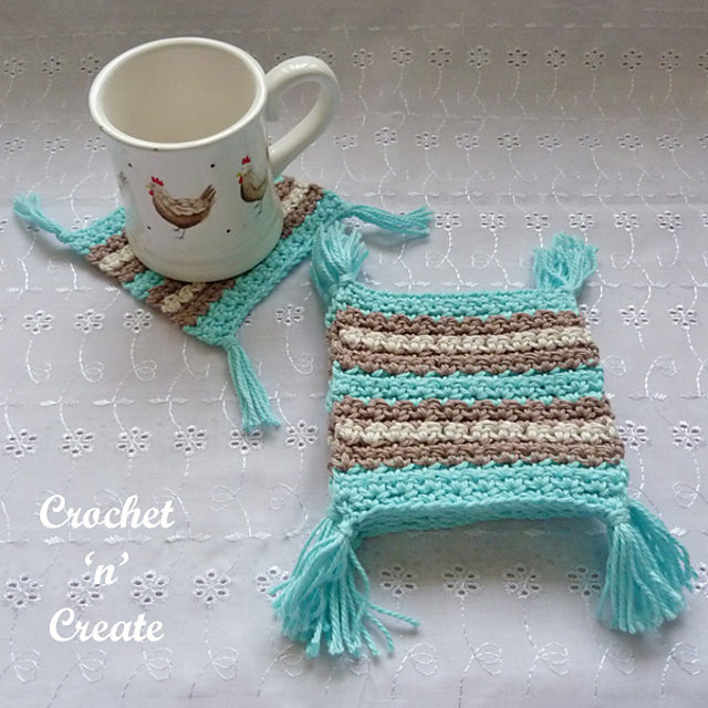 Ravelry: Mug Rug Coaster pattern by Crochet 'n' Create
