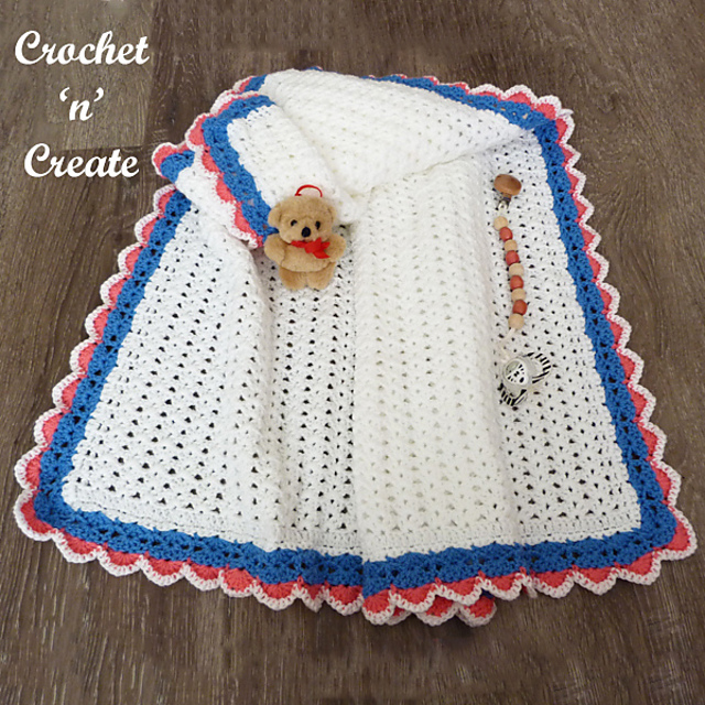 Ravelry: Just Shells Baby Blanket pattern by Crochet 'n' Create