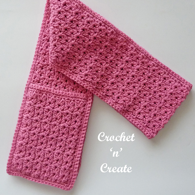 Ravelry: Pocket Scarf pattern by Crochet 'n' Create