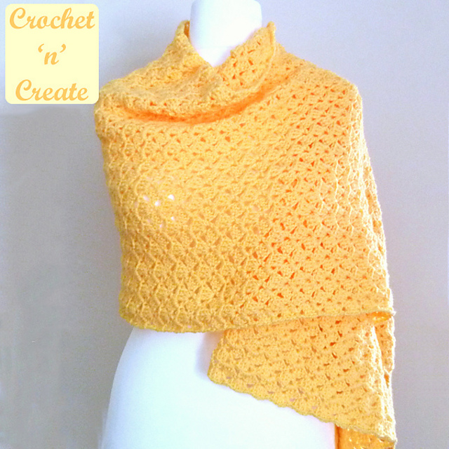 Ravelry: Rectangle Ladies Shawl pattern by Crochet 'n' Create