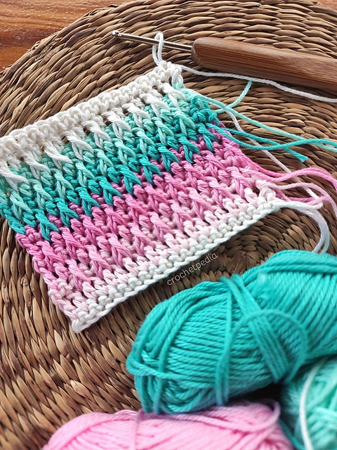 Ravelry: Alpine Stitch Tutorial pattern by Crochetpedia