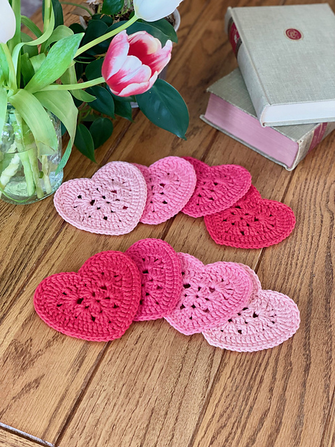 Ravelry: Granny Heart Garland pattern by Jennifer Percival