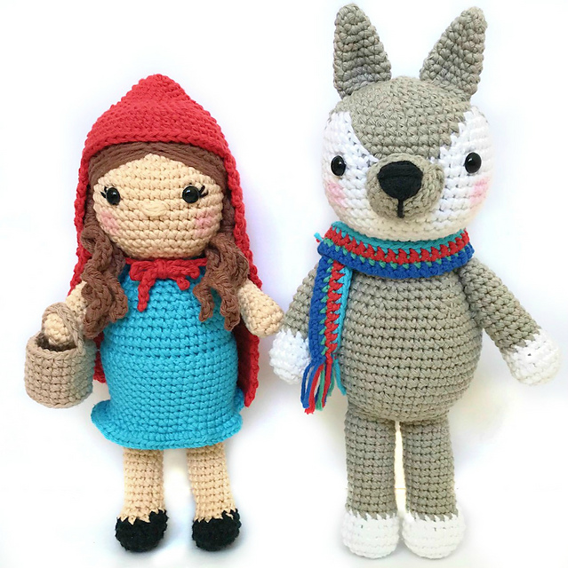 Ravelry: Little Red & the Wolf pattern by Jennifer Percival