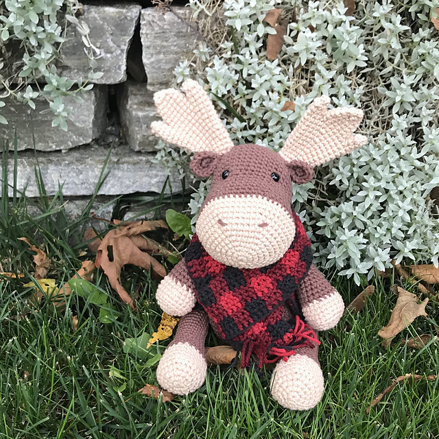 Ravelry: Yukon the Moose pattern by Jennifer Percival