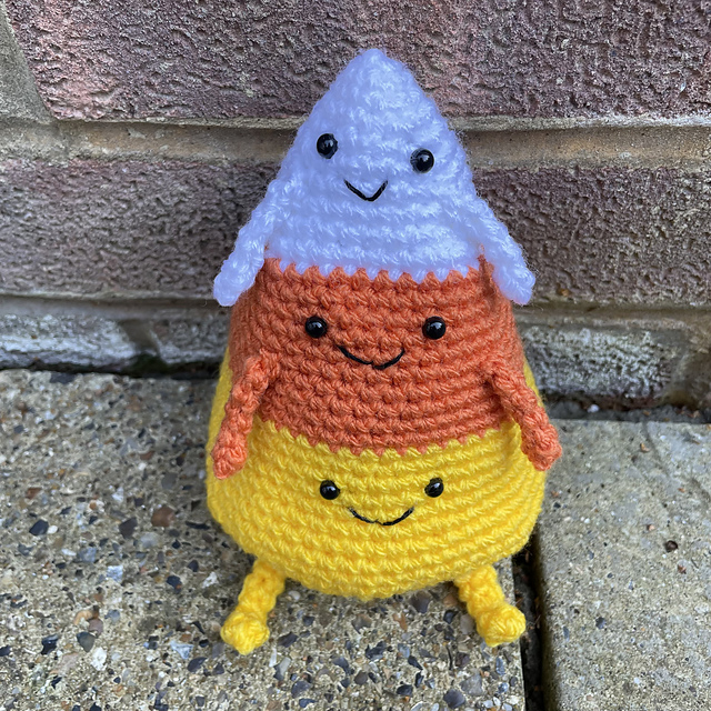 Ravelry: Adventure Time Candy Corn People pattern by Tor Smith