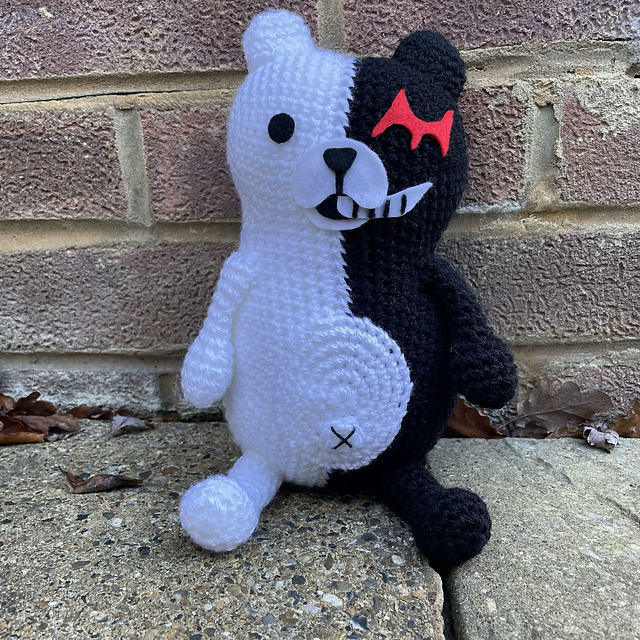 Ravelry: Danganronpa Monokuma pattern by Tor Smith
