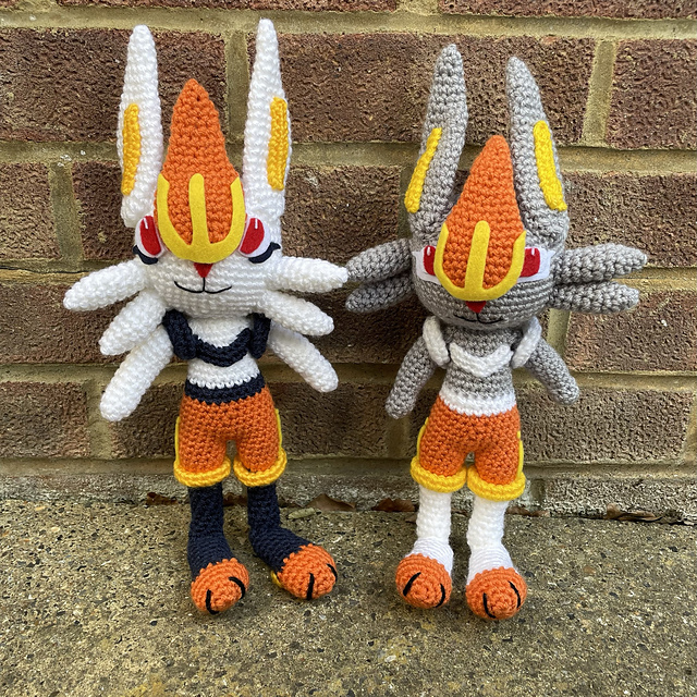 Ravelry: Pokémon Cinderace pattern by Tor Smith