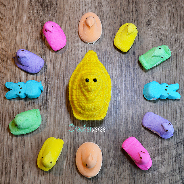 Ravelry: Easter Pocket Peep Chick pattern by Stephanie Pokorny