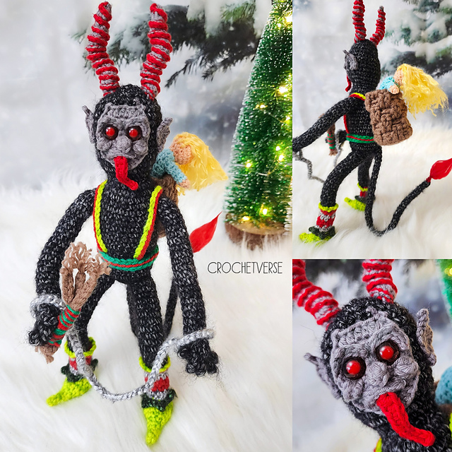 Ravelry: Krampus Deluxe pattern by Stephanie Pokorny