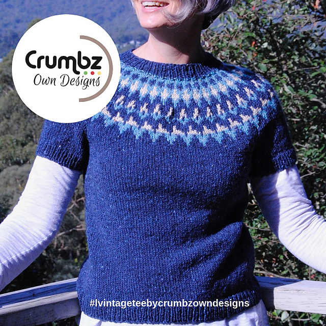 Ravelry: Vintage Tee pattern by Crumbz Own Designs