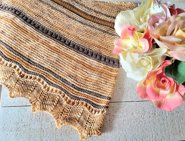 Ravelry: The Comfort Shawl pattern by Crystal Tea Knits
