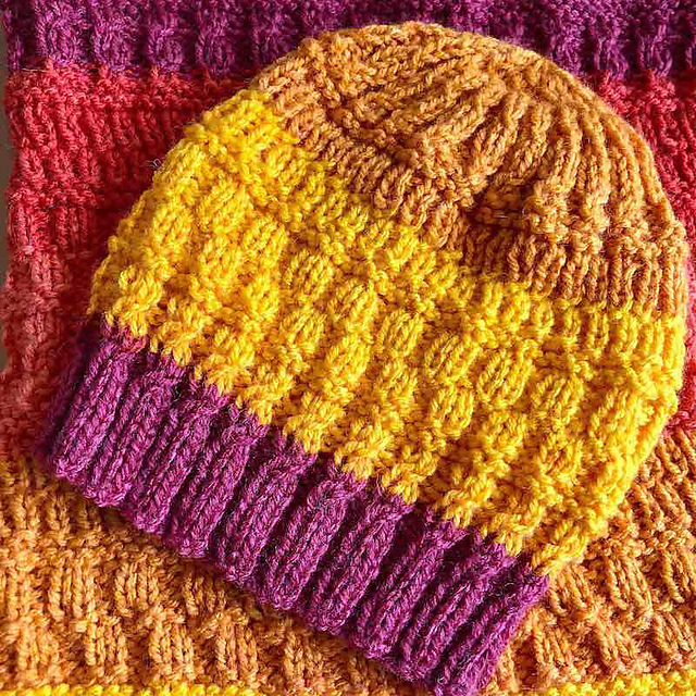 Ravelry: As You Like It Beanie and Cowl pattern by Mary Steed