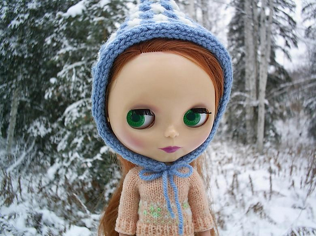 Ravelry: Star Knit Hat for Blythe pattern by Monica Bovee