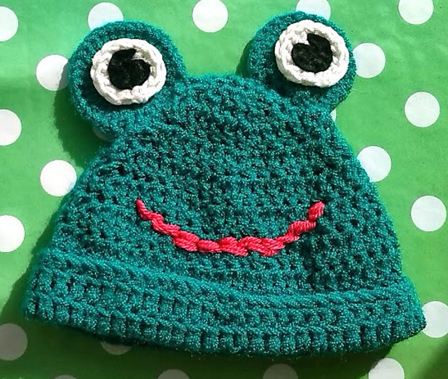 Ravelry: Frog Baby Hat pattern by Nicola Schofield
