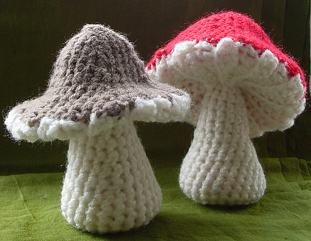 Ravelry: One piece toadstool pattern by Nicola Schofield