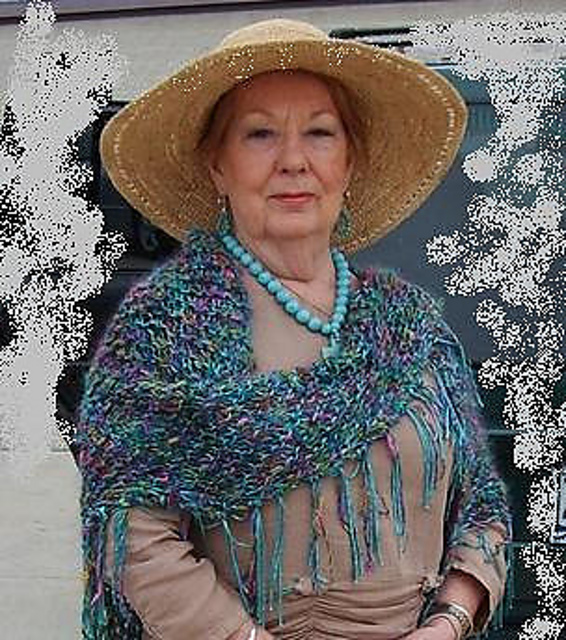 Ravelry: Curlin's One stitch shawl