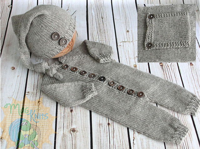 Ravelry: Newborn Woolies & Hat pattern by Martina Gardner