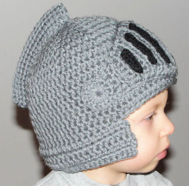 Ravelry: Sir Knight Helmet - CROCHET pattern by Martina Gardner