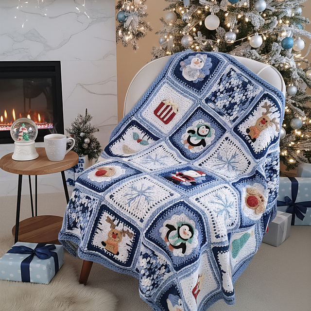 Ravelry: Winter Wonderland Blanket pattern by Lisa Hooper