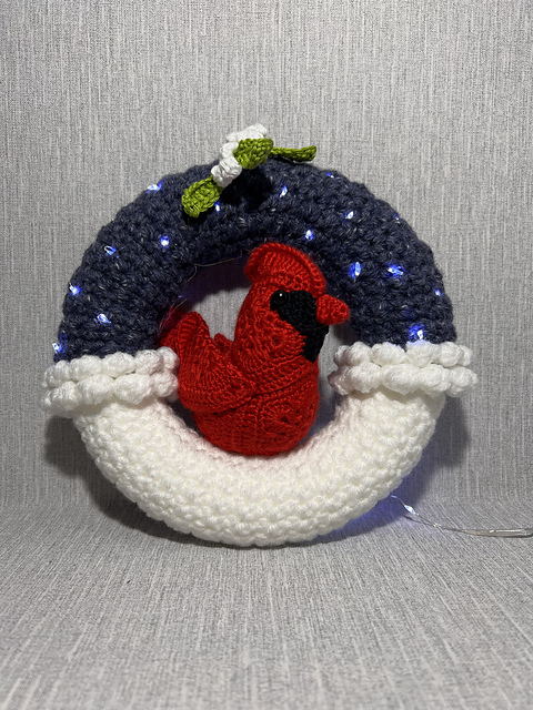 Ravelry: African Flower Cardinal Wreath pattern by Sarah Barratt