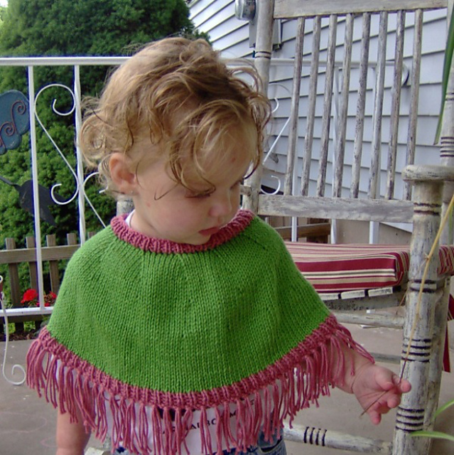 Ravelry: Child's Mini Poncho pattern by Jenny Snedeker