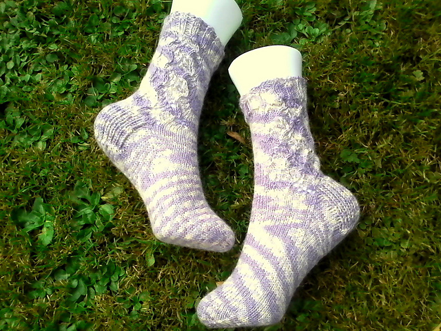 Ravelry: Squids Swirls 4 Ply Socks pattern by Cutterly Knitted