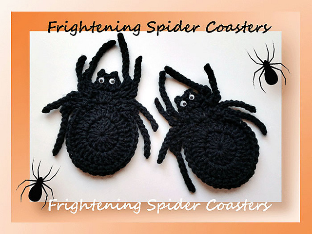 Ravelry: Frightening Spider Coasters pattern by Cylinda D. Mathews