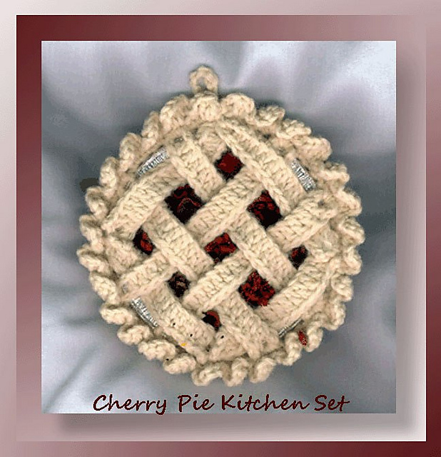Ravelry: Cherry Pie Kitchen Set pattern by Cylinda D. Mathews
