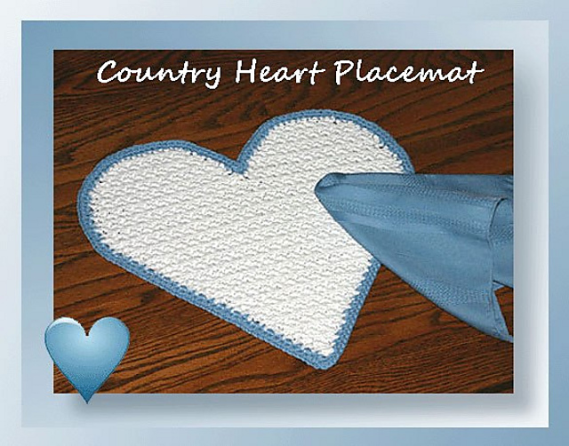 Ravelry: Country Heart Placemat pattern by Cylinda D. Mathews