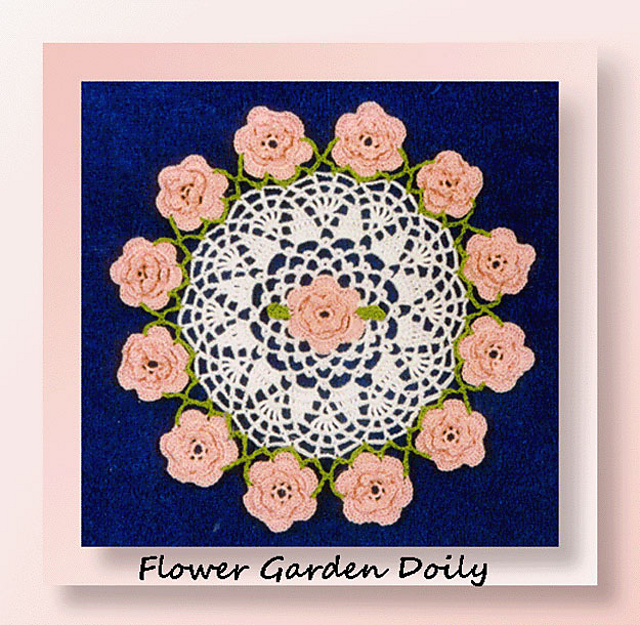 Ravelry: Flower Garden Doily pattern by Cylinda D. Mathews