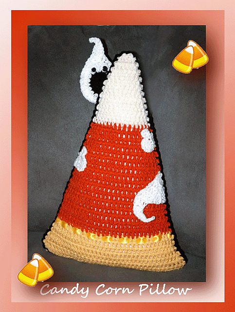 Ravelry: Candy Corn Pillow pattern by Cylinda D. Mathews