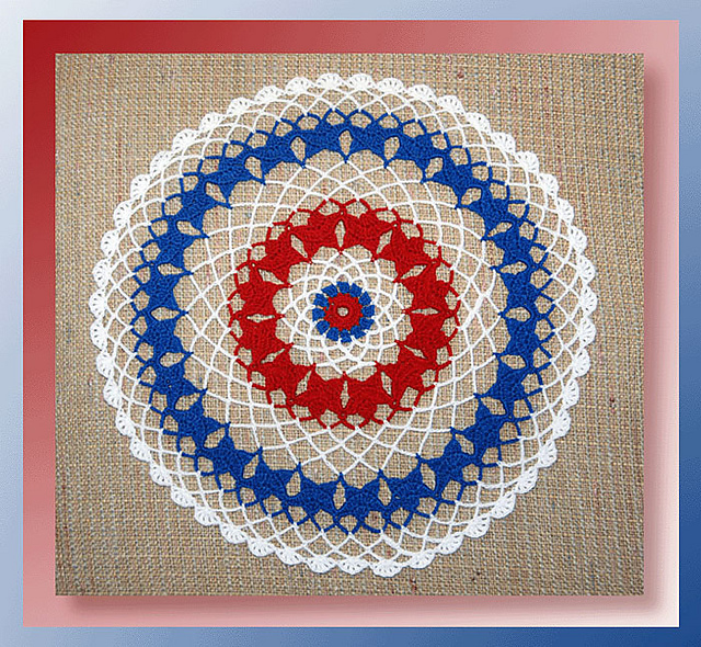 Ravelry: Glory Patriotic Stars Doily pattern by Cylinda D. Mathews