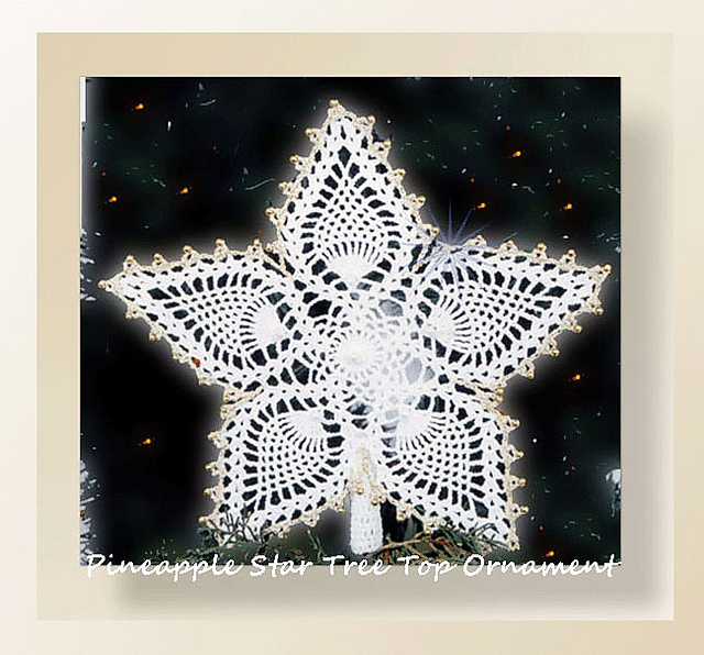 Ravelry: Pineapple Star Ornament pattern by Cylinda D. Mathews