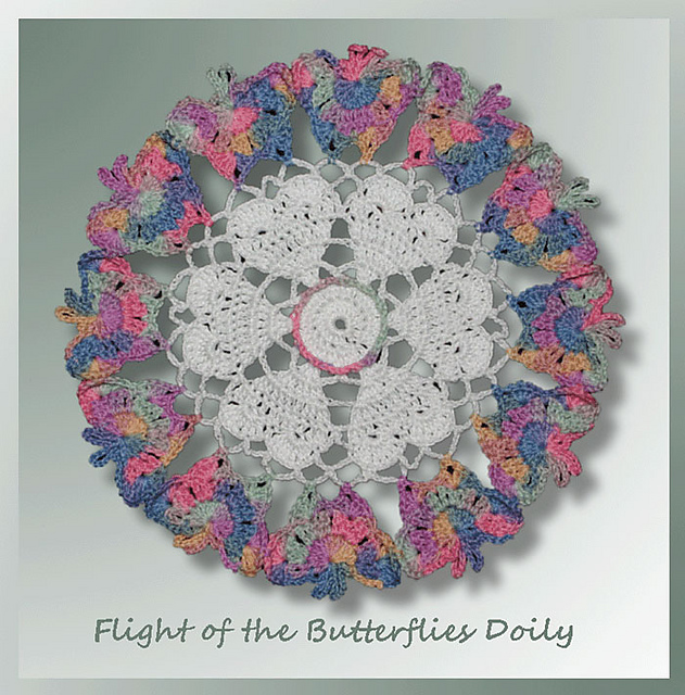 Ravelry: Butterfly Flight Doily pattern by Cylinda D. Mathews